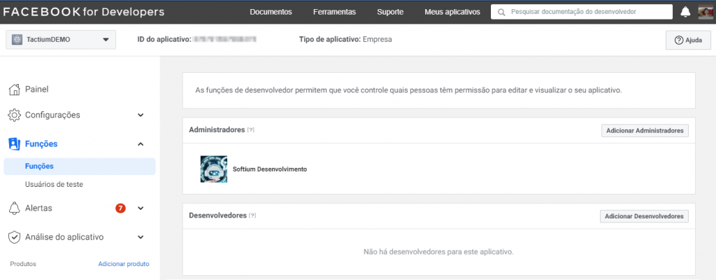 Como vincula os usuários nas funções do aplicativo no Meta for ...